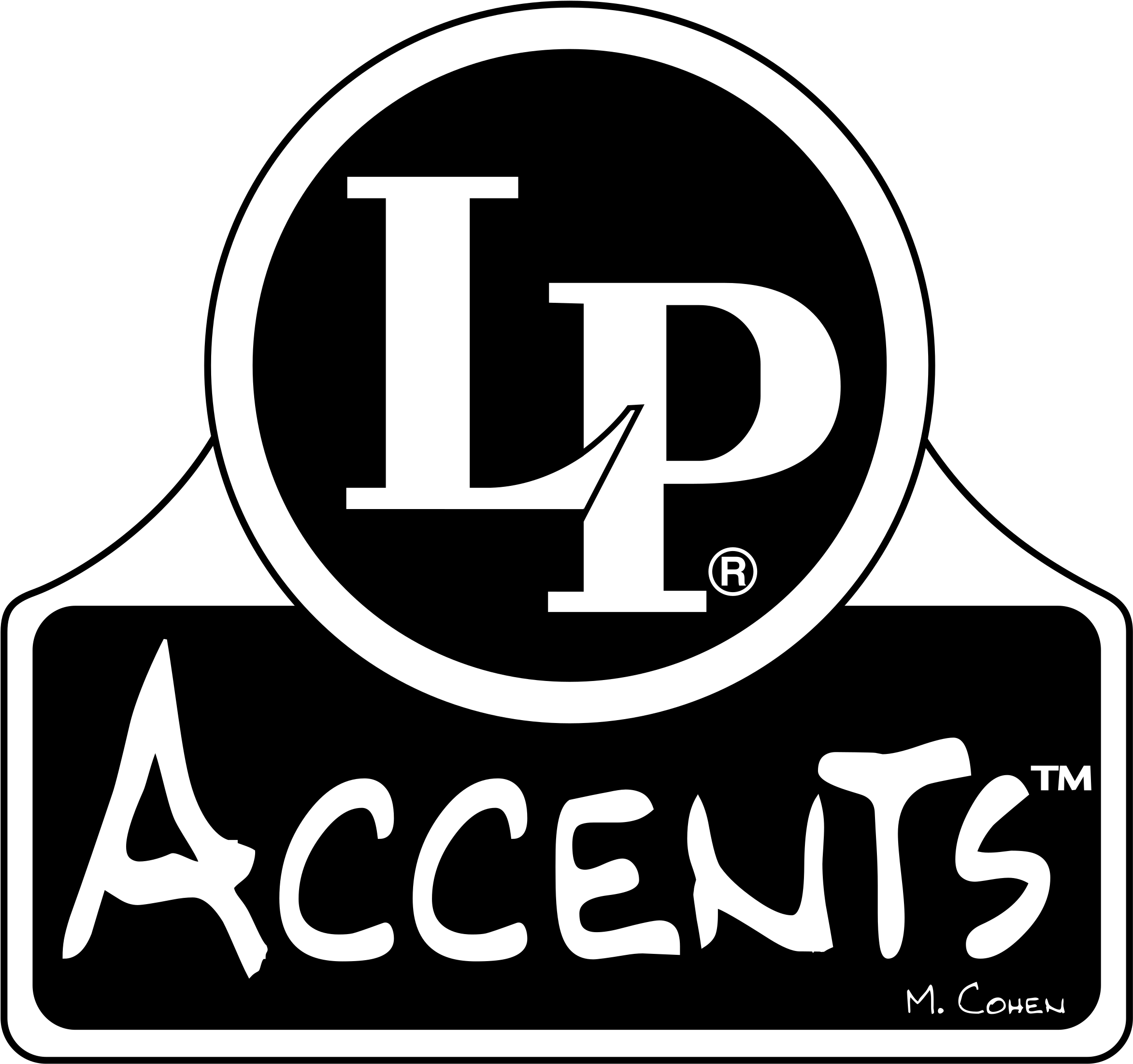 Download Lp Accents Logo Png Transparent - Latin Percussion Logo White ...