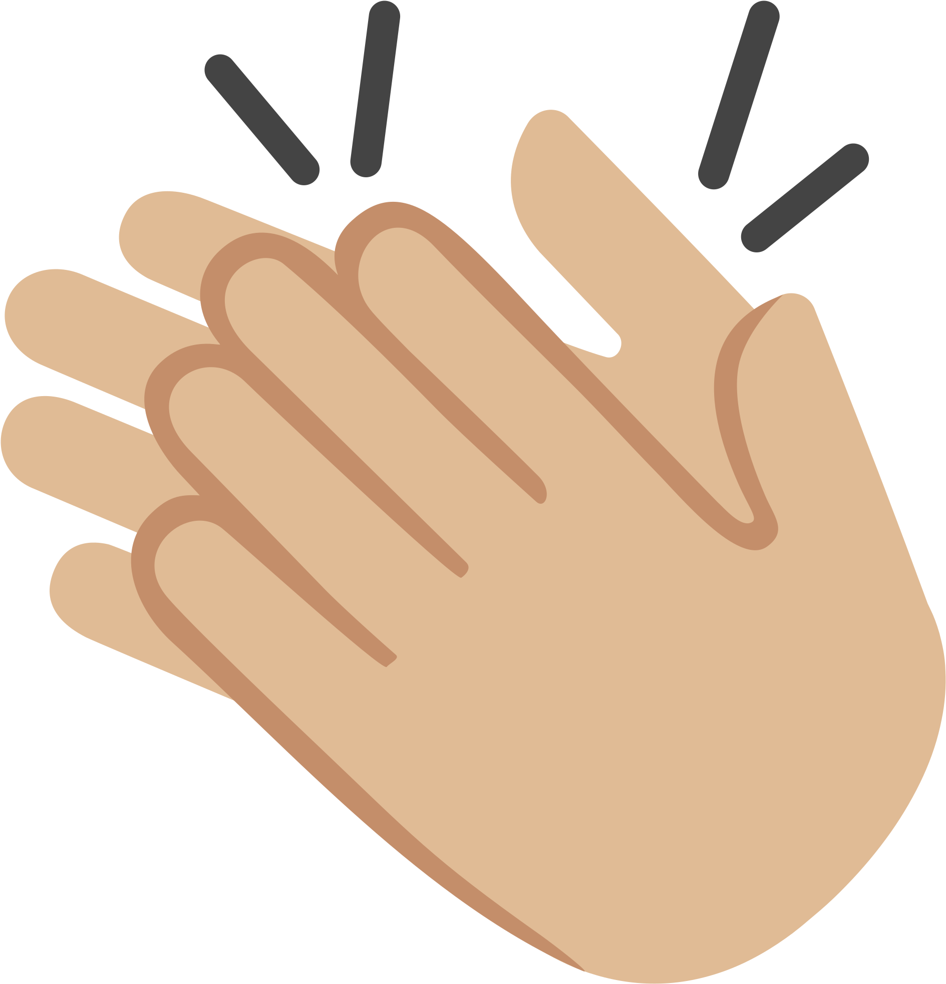 Download Open - Clapping Hands - HD Transparent PNG - NicePNG.com