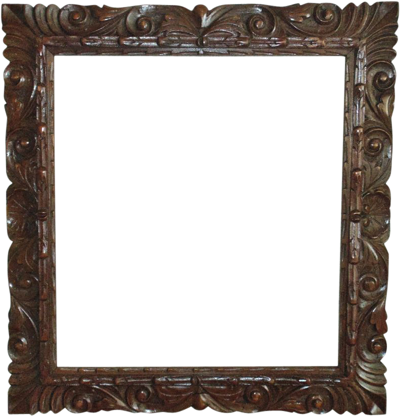Download Antique Wooden Frame Png - Portrait Frame - HD Transparent PNG ...
