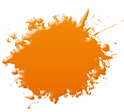 Download HD [ Img] - Orange Paint Splatter Png Transparent PNG Image ...