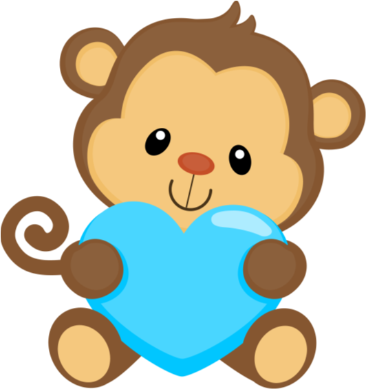Baby Boy Monkey Cartoon