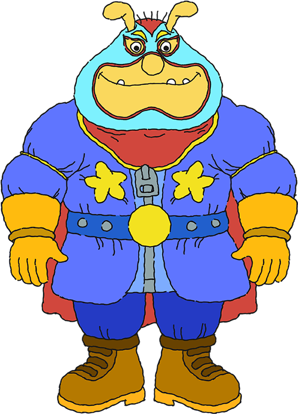 Download Binky Smiles Out At You Wearing His Favorite Wrestling ...