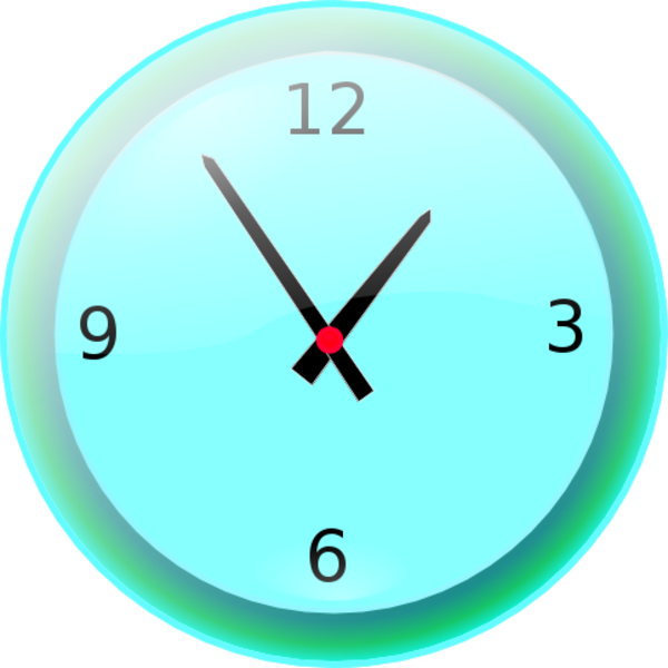 Download HD Clock Clipart 1pm - ساعة وقت Transparent PNG Image ...