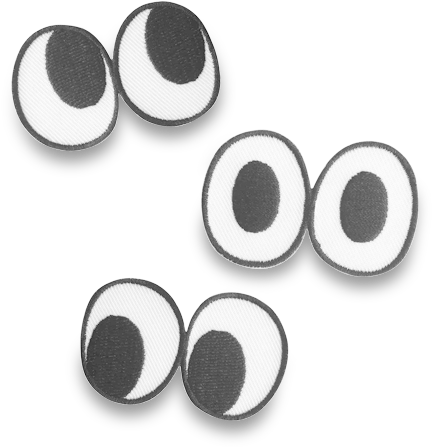 Download Embroidered Googly Eyes - Circle - HD Transparent PNG ...