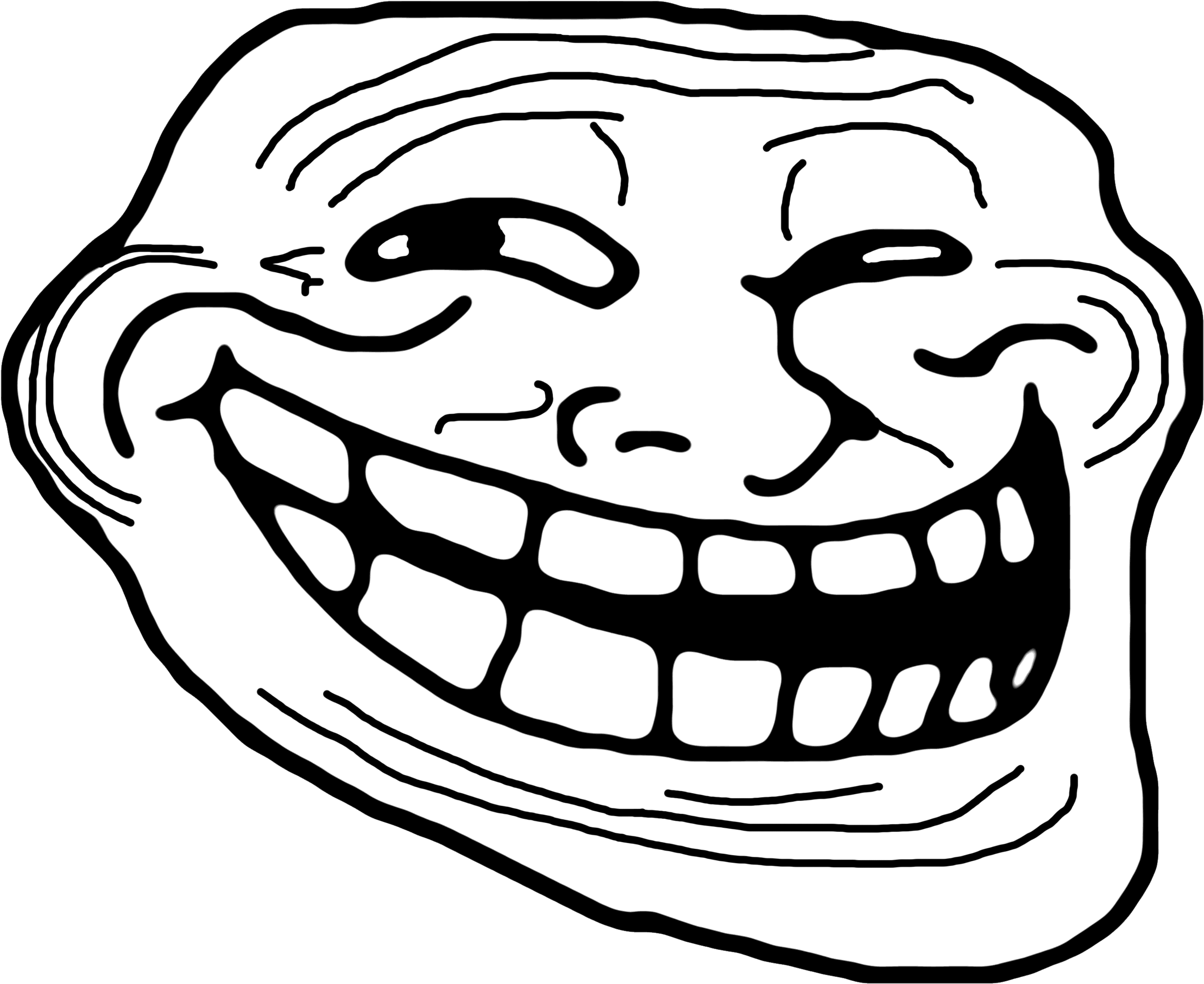 Download Meme Faces Troll Png - HD Transparent PNG - NicePNG.com