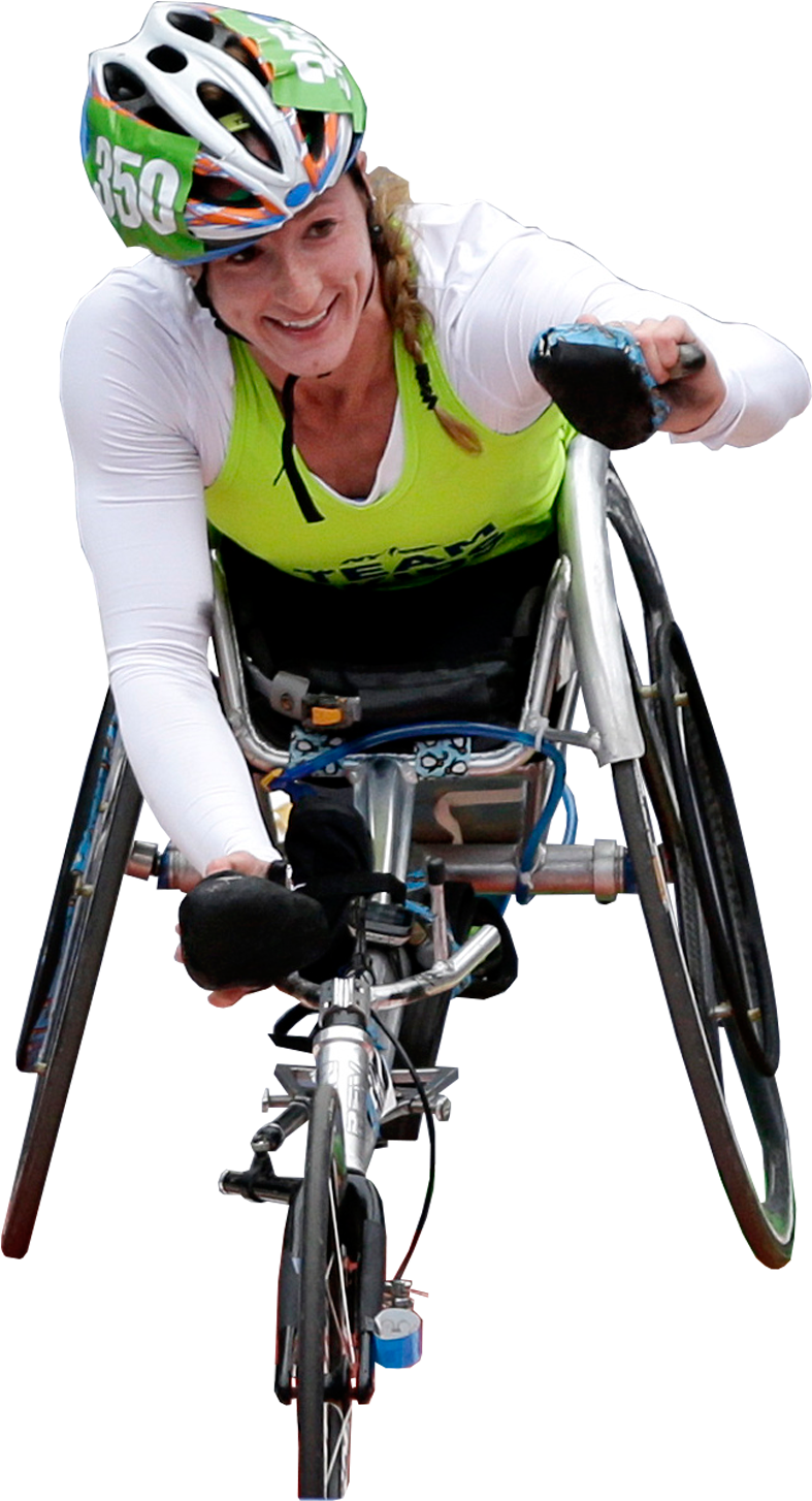 Download HD Credit - Ap - Wheelchair Racing Transparent PNG Image ...