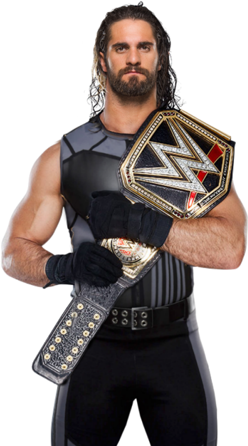 Download HD Seth Rollins - Seth Rollins Wwe World Heavyweight Champion ...