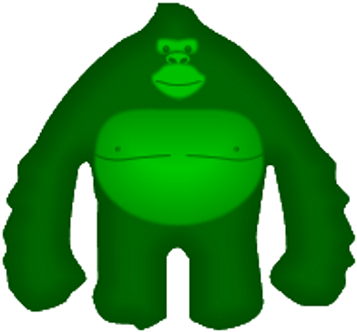 Download Green Gorilla Media - Green Gorilla Png - HD Transparent PNG ...