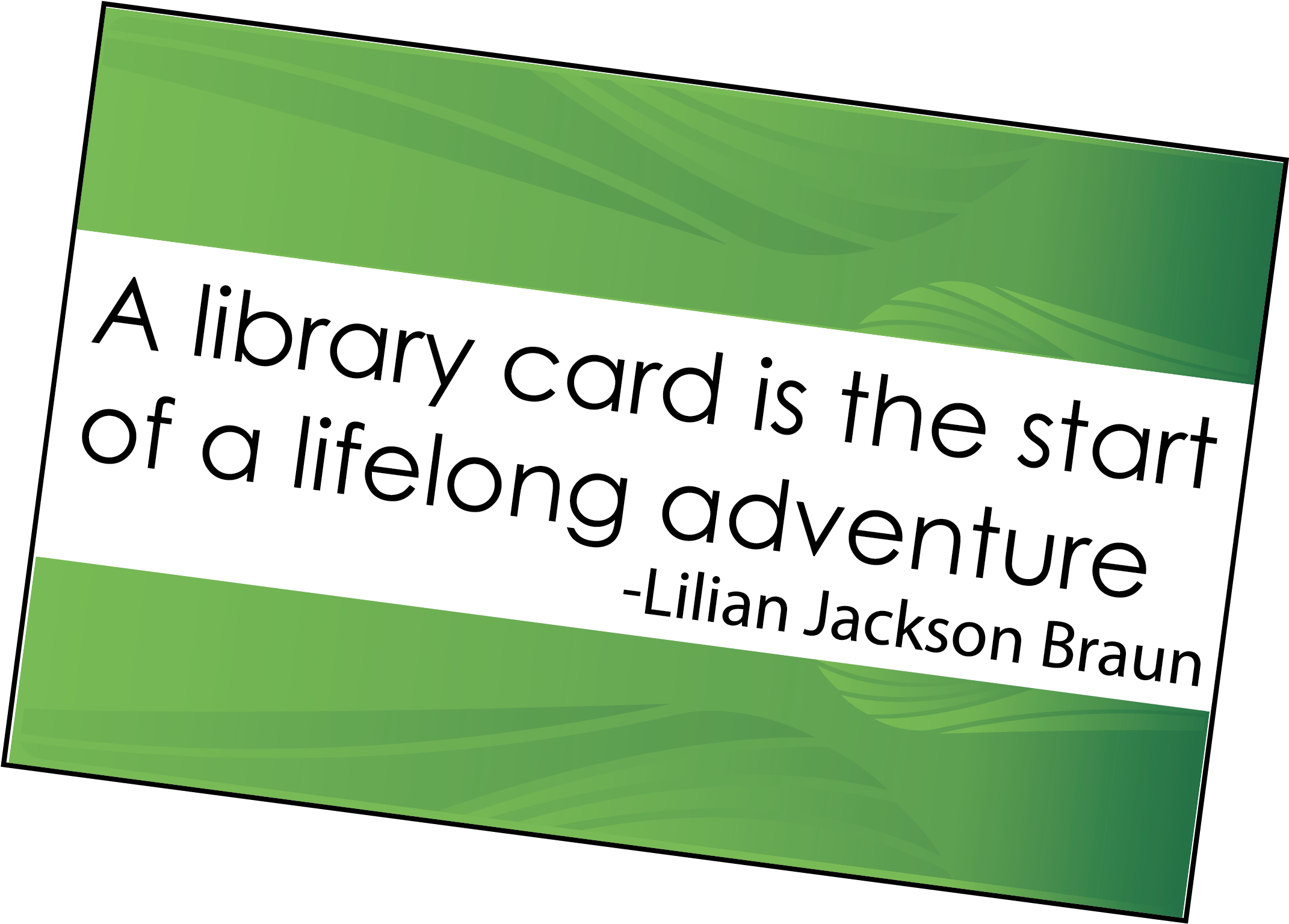 Download Get A Library Card - Banner - HD Transparent PNG - NicePNG.com