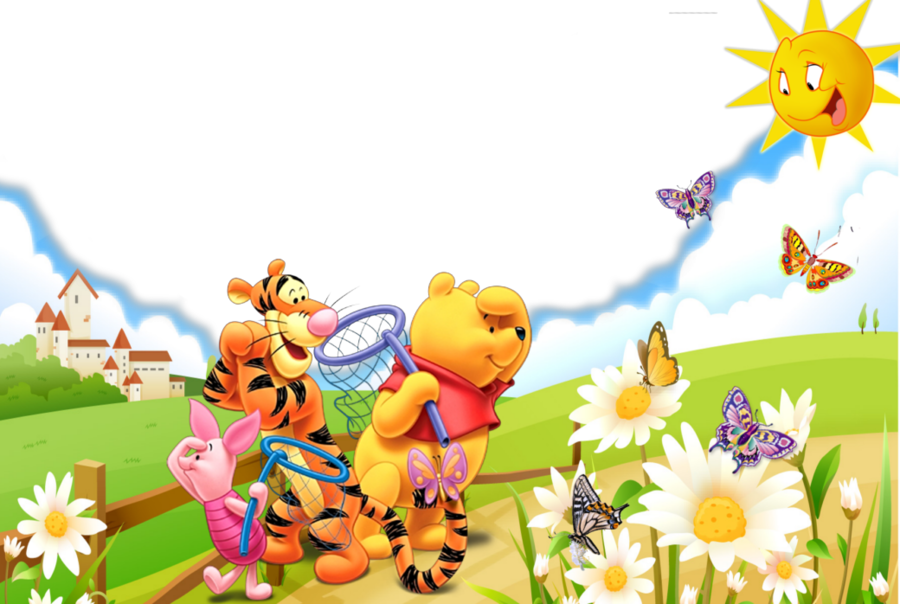 Download Winnie The Pooh Spring - HD Transparent PNG - NicePNG.com