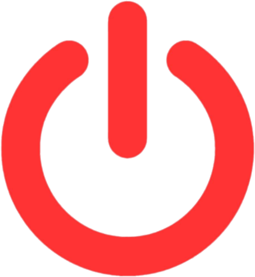 Download Red Power Button - Power Icon Red Png - HD Transparent PNG ...