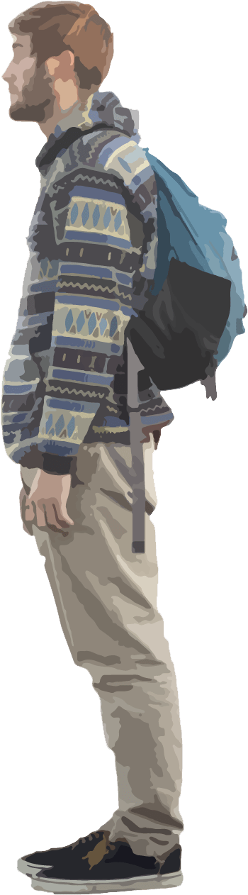 Download Person Walking Png Side View Download - Diploma - HD ...