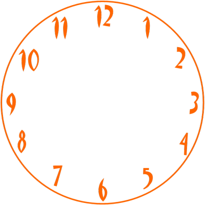 Download Clock Face Template - Wall Clock - HD Transparent PNG ...