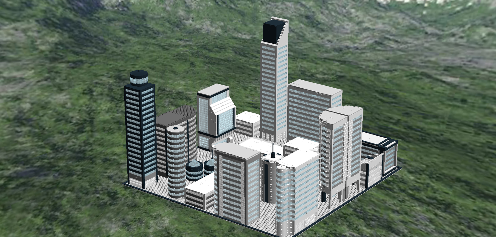 Download Futuristic Cityscape - Lego Futuristic Building - HD ...