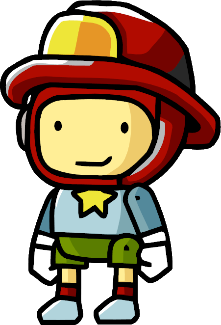 Download HD Fire Fighter Clip Art Kavalabeauty - Scribblenauts ...