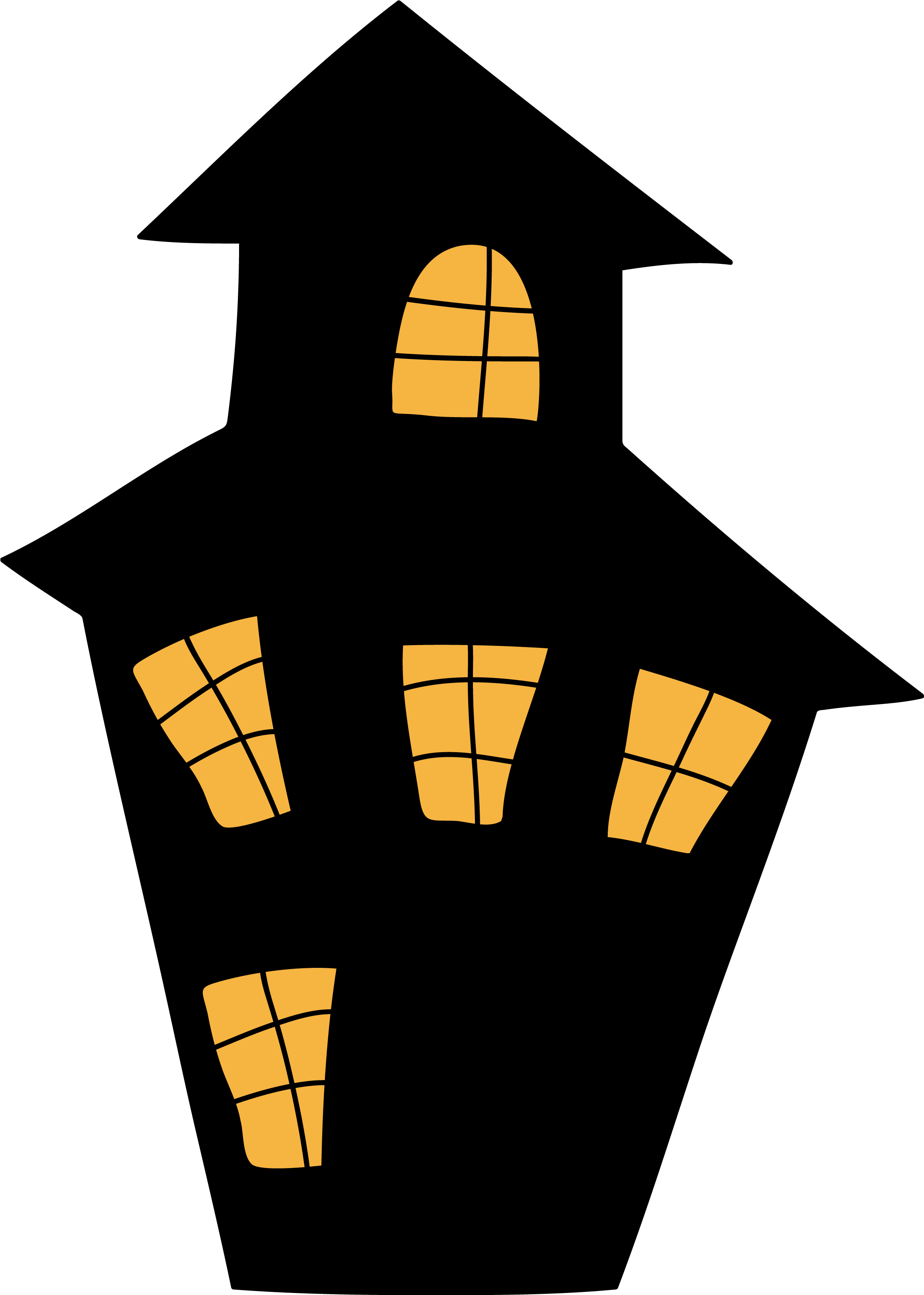 Download Haunted House Clipart Png - Creepy Halloween House Clipart ...