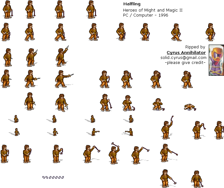 Download HD Halfling Sprite Database - Cartoon Transparent PNG Image - NicePNG.com