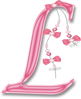 Download HD Alfabeto Decorativo Rosas Em Png - Letra L Rosa Png ...