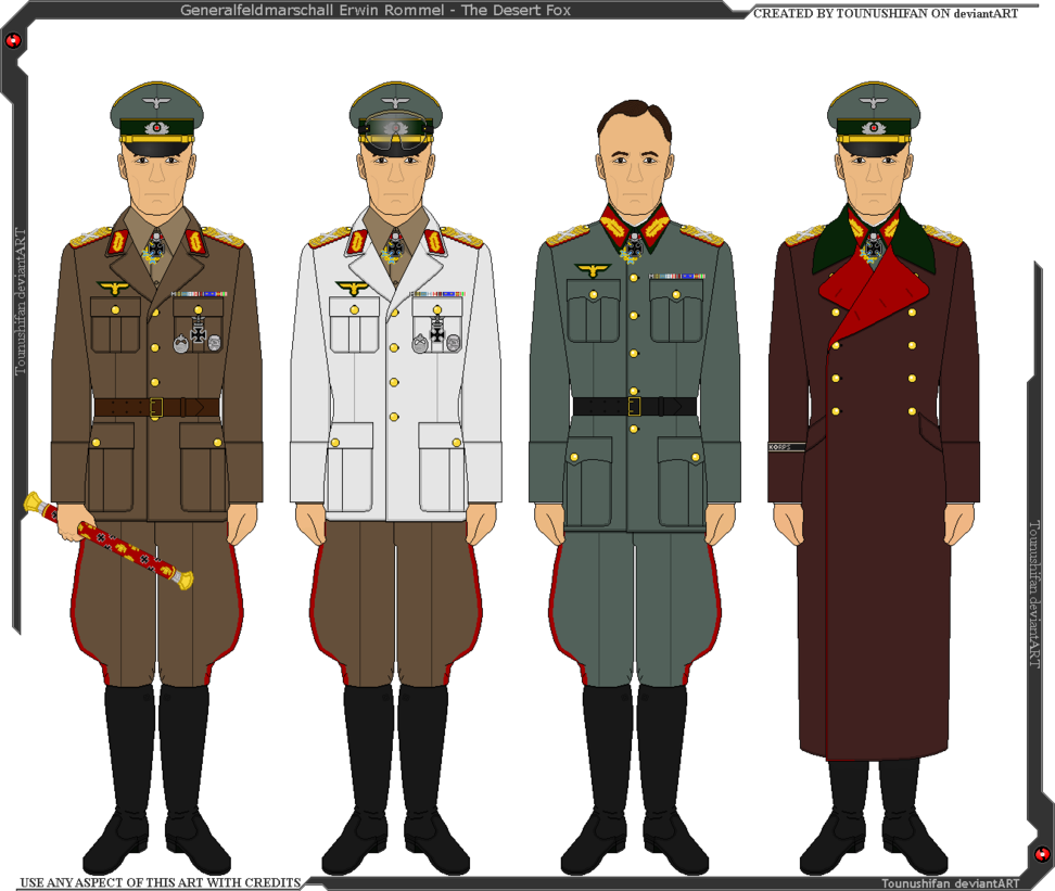 Download Some Of Erwin Rommel's Uniforms - Ww2 Us Overcoats - HD ...
