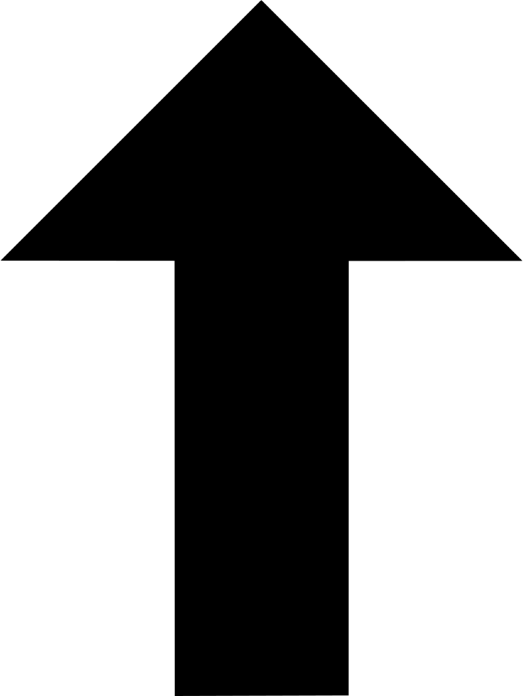 Download Up Arrow - - Up Arrow Black - HD Transparent PNG - NicePNG.com