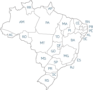 Download Selecione Um Estado Para Ver Suas Unidades - Transparente Mapa ...