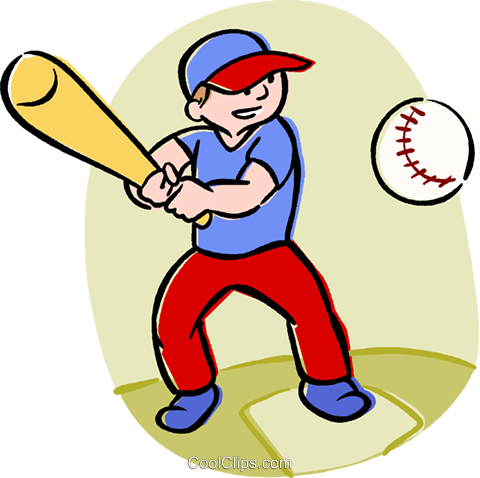 Download Boy Playing Baseball Royalty Free Vector Clip Art Illustration ...