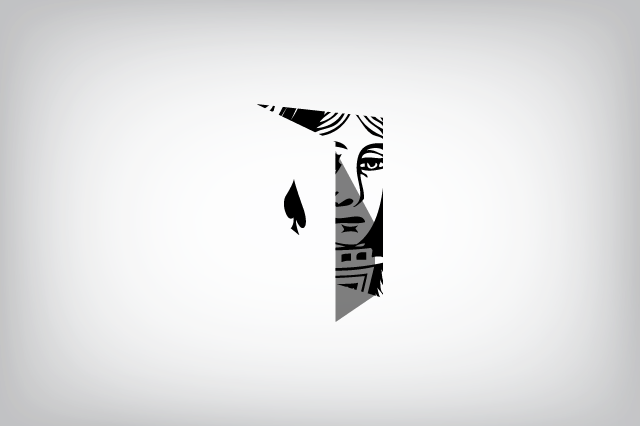 Download Queen Of Spades Symbol - Queen Spade Logo Design - HD ...