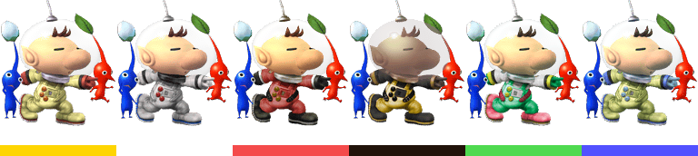 Download Olimar Palette - Captain Olimar - HD Transparent PNG - NicePNG.com