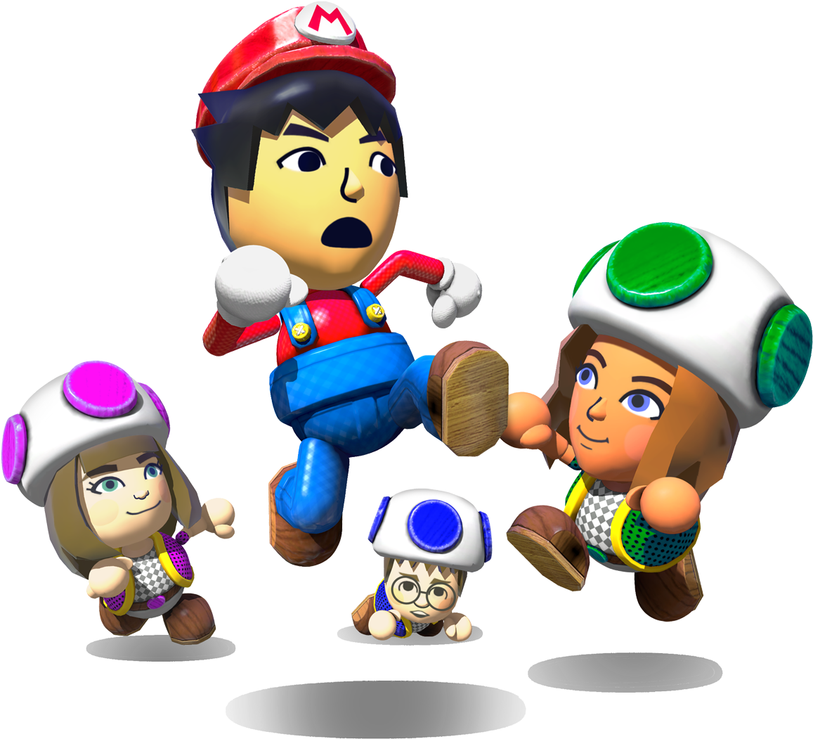 Download HD Nintendo Land Characters - Mii Nintendo Land Transparent ...