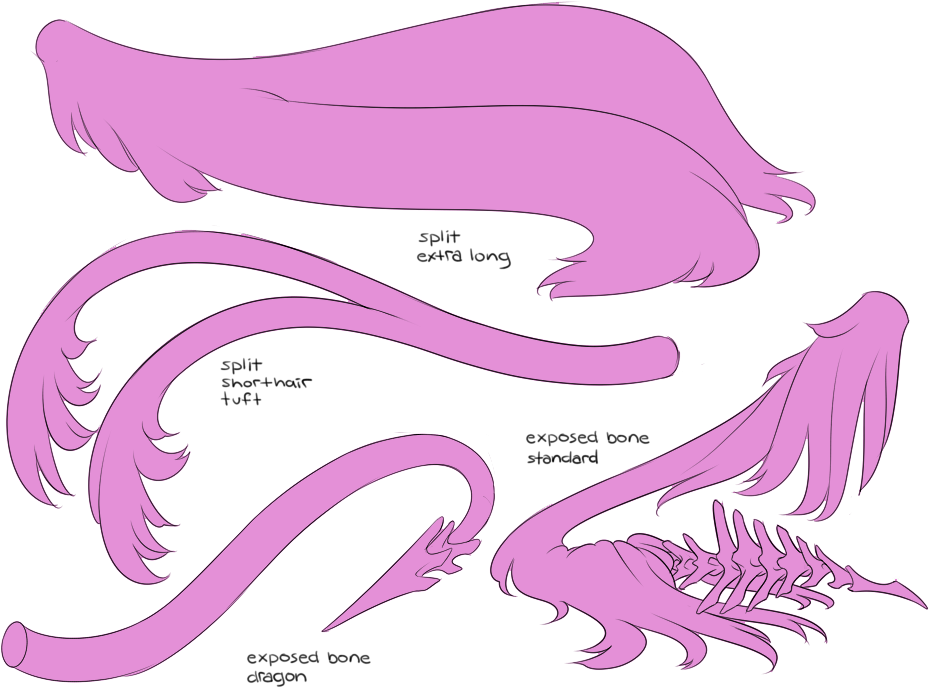 Download The Center To Create The Illusion Of Two Tails - Demon Tails ...