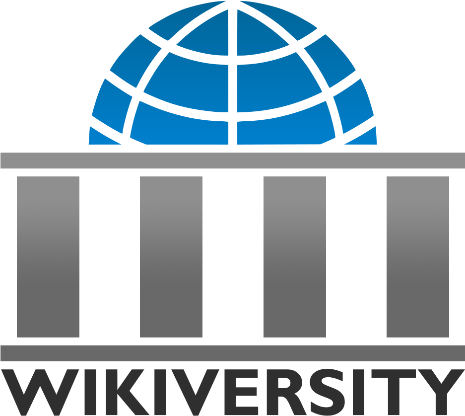 Download HD Wikiversity Logo Blue Silver - Wikiversity Logo Transparent ...