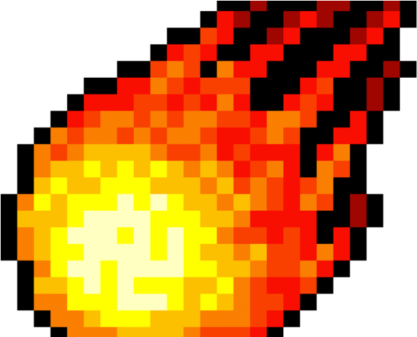 Download Fireball Clipart Pixel Sprite - Fire Ball Pixel Art - HD ...