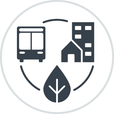 Download Urban Integration - Transit Oriented Development Icon - HD ...