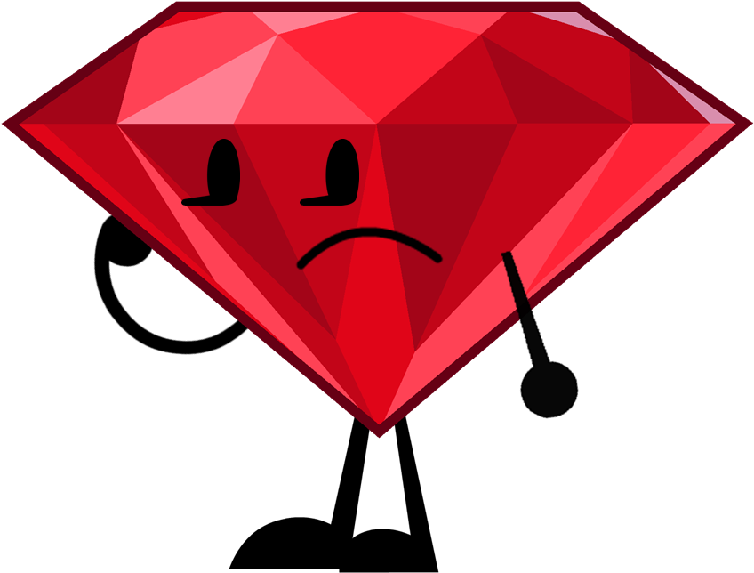Download Ruby Pose - Bfdi Ruby Rfvp Pose - HD Transparent PNG - NicePNG.com