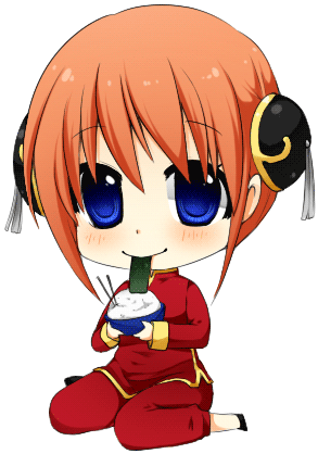 Download HD Kagura Chibi Gintama Wiki Gintama Sougo Chibi - Kagura ...