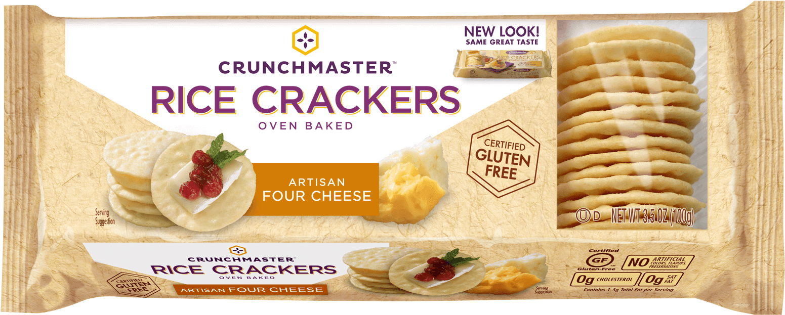 Download HD Nutritional Info - Crunchmaster Rice Crackers Transparent ...
