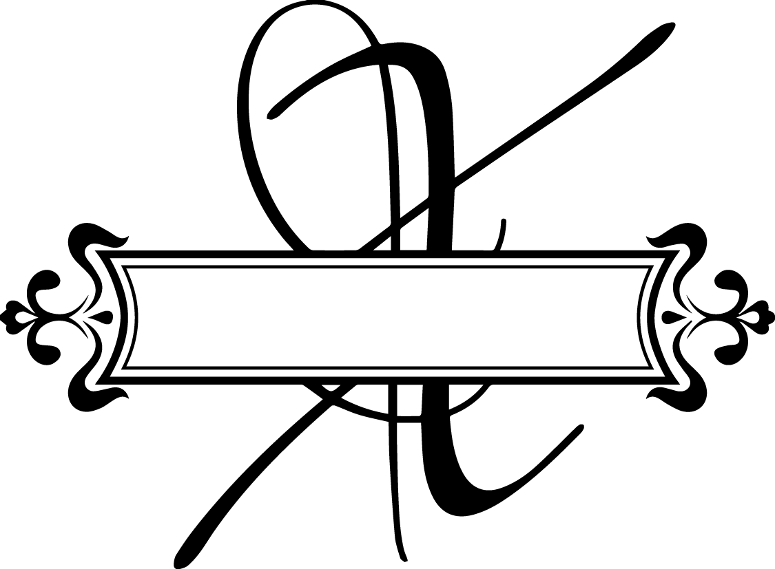 Download Split Fancy Letter K - HD Transparent PNG - NicePNG.com