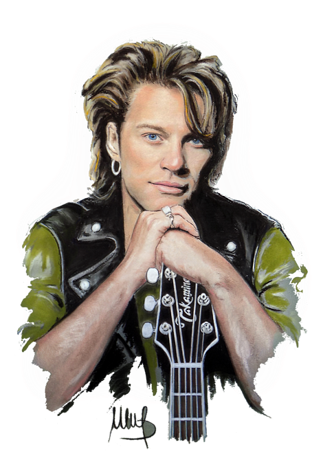 Download Bleed Area May Not Be Visible - Jon Bon Jovi Art - HD ...