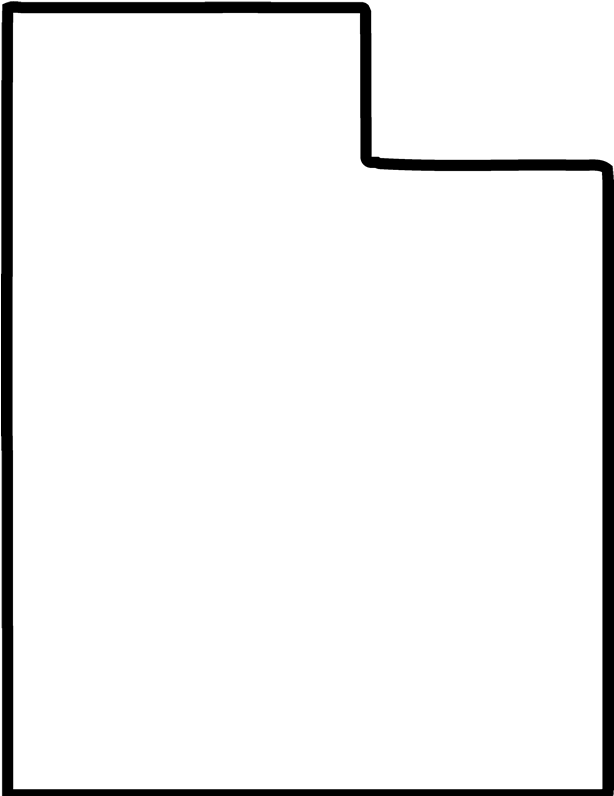 Download HD Utah Outline - Parallel Transparent PNG Image - NicePNG.com