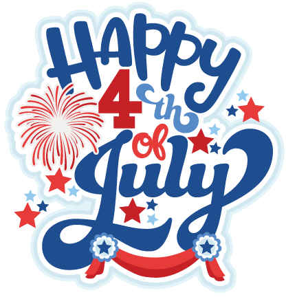 Download HD Happy 4th Of July Title Cute Svg Cut Files Svg Scrapbook ...