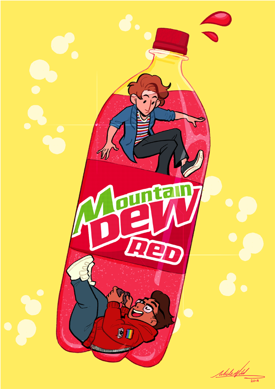 Download HD Mtn Dew Red [print] - Need Mountain Dew Red Transparent PNG ...