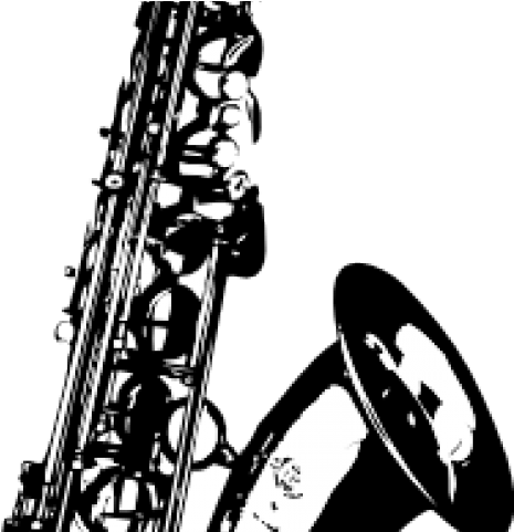 Download Saxophone Clipart Outline - Saxophone Vector - HD Transparent ...