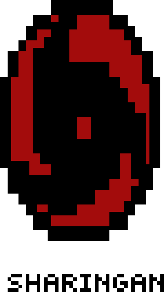 Download Sharingan - Turtle Shell Pixel Art - HD Transparent PNG ...