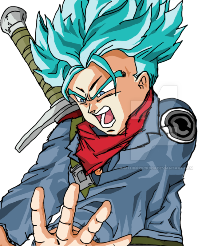 Download Trunks Super Saiyan Blue 999x799px Trunks Super Saiyan ...