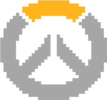 Download HD Overwatch - Smash Logo Pixel Art Transparent PNG Image ...