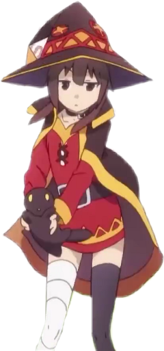Download HD Megumin Freetoedit - Konosuba Party Hard Gif Transparent ...