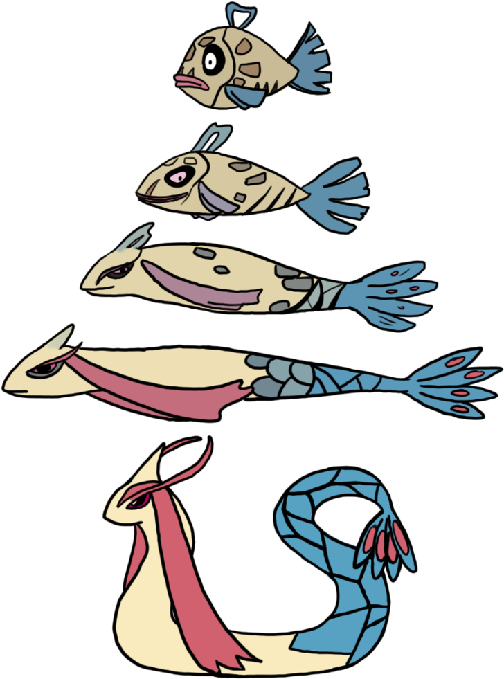 Download Pokemon Feebas To Milotic By Mariannefosho Pokemon - Feebas ...