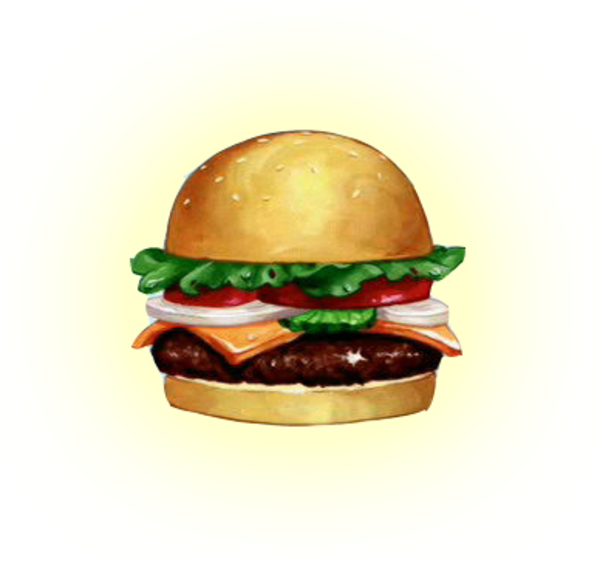 Download HD Hamburgers Clipart Grilled Burger - Krabby Patty ...