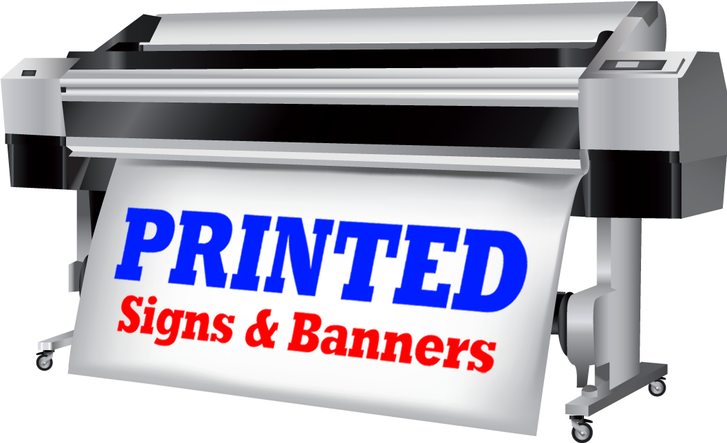 Download HD Custom Signs & Banners - Plotter Clipart Transparent PNG ...