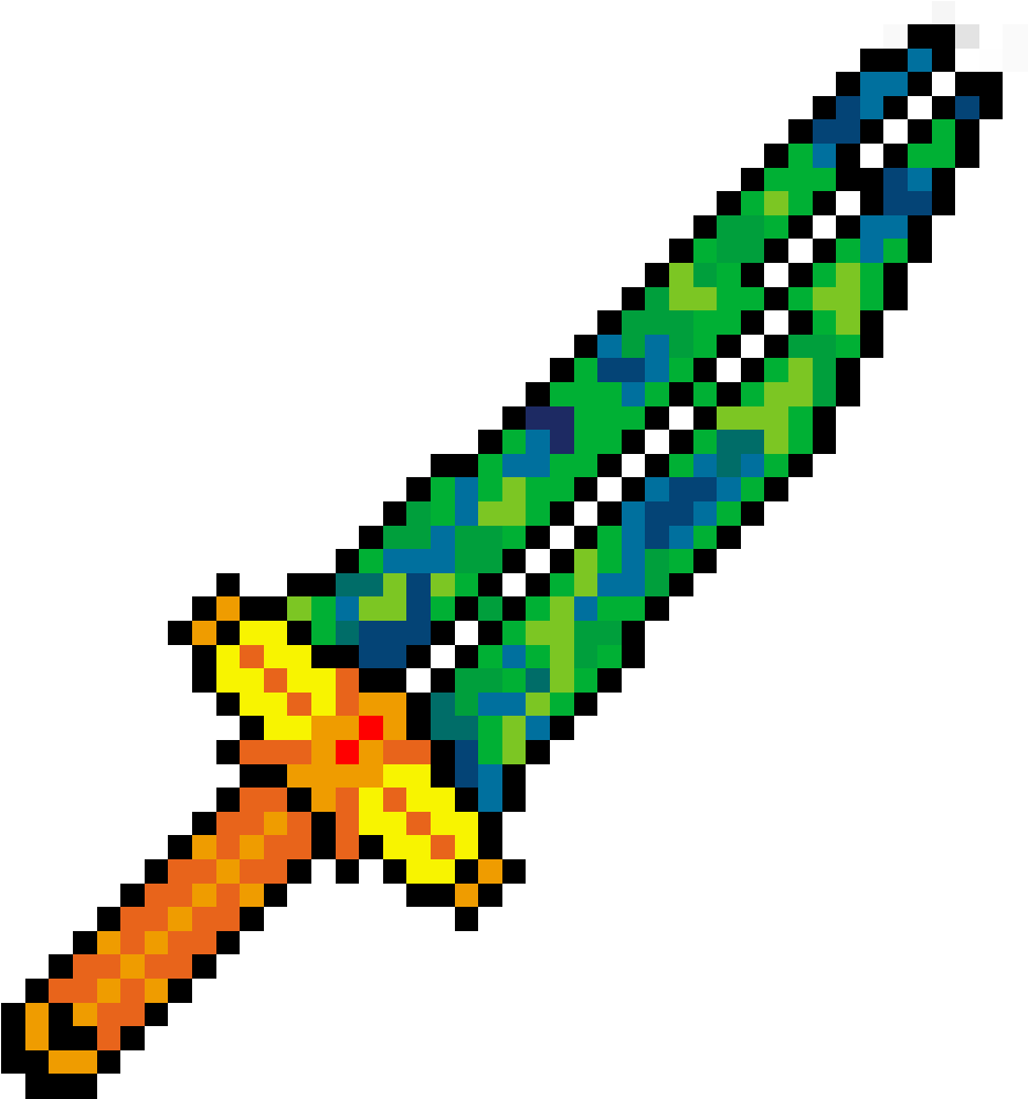 Download Drawn Weapon Terraria - True Excalibur Terraria Transparent ...